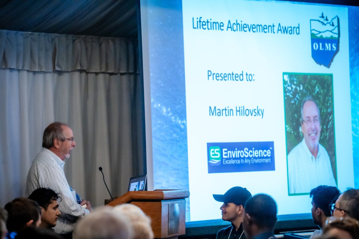 Founder Marty Hilovsky Earns OLMS Lifetime Achievement Award | EnviroScience : EnviroScience
